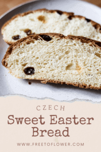 Czech Sweet Easter Bread "Mazanec" {Traditional Recipe} - Free to Flower