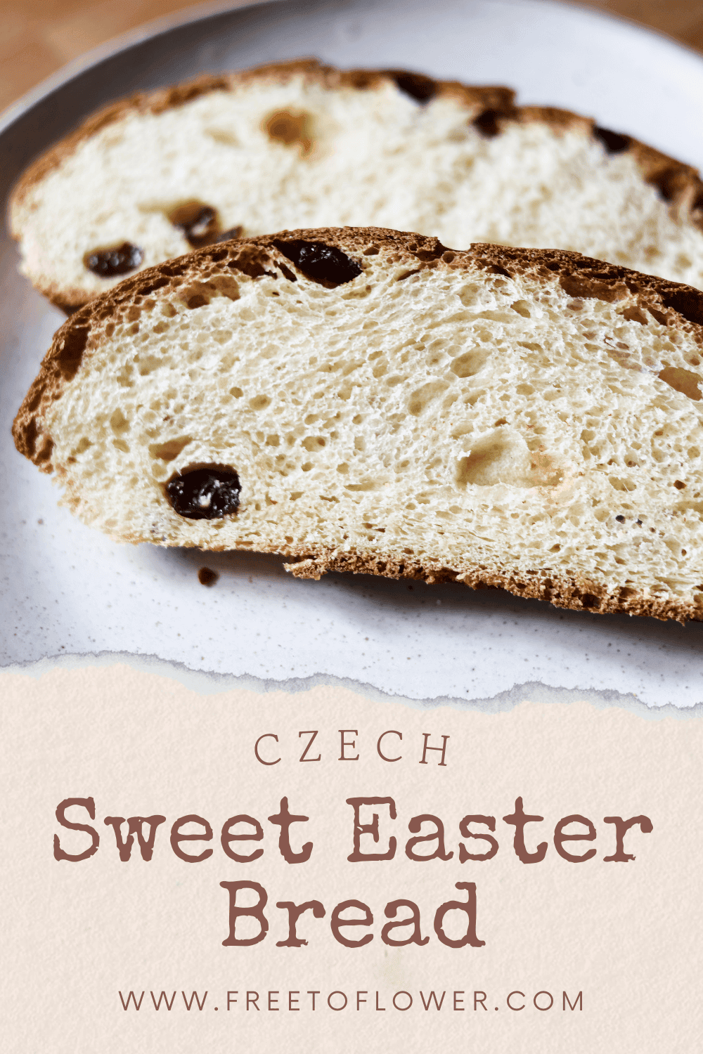 Czech Sweet Easter Bread "Mazanec" {Traditional Recipe} - Free to Flower