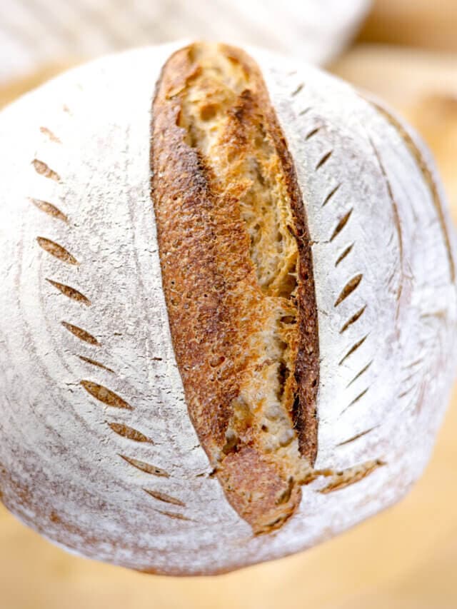 Homemade Fermented Sourdough Bread Recipe - Free to Flower