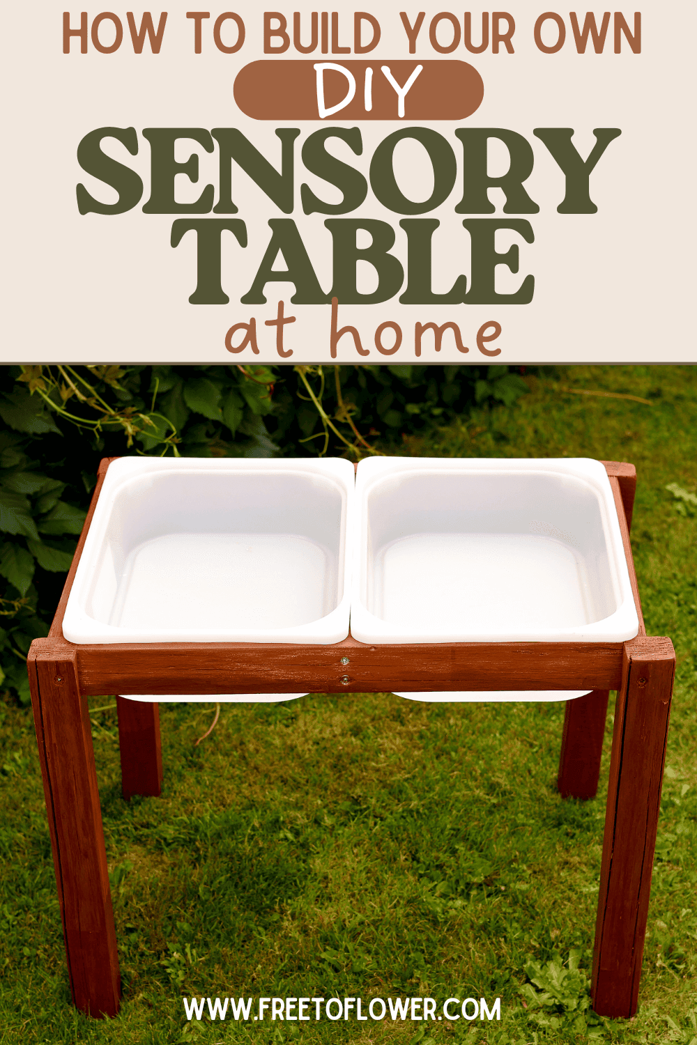 How to Build Your Own DIY Sensory Table at Home