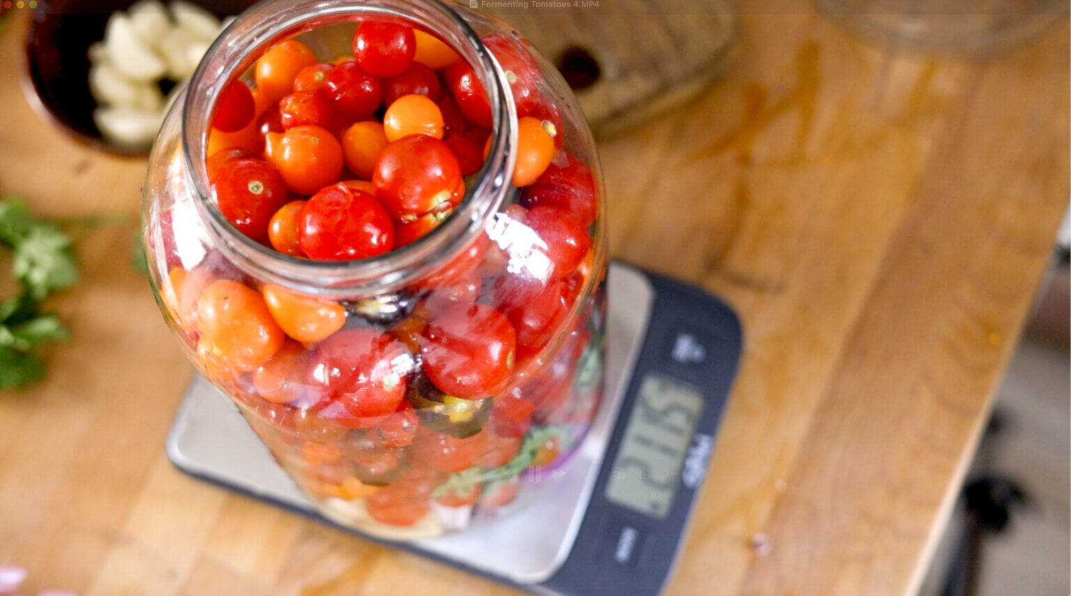 Fermented Tomatoes {How to Lacto-Ferment Cherry Tomatoes}