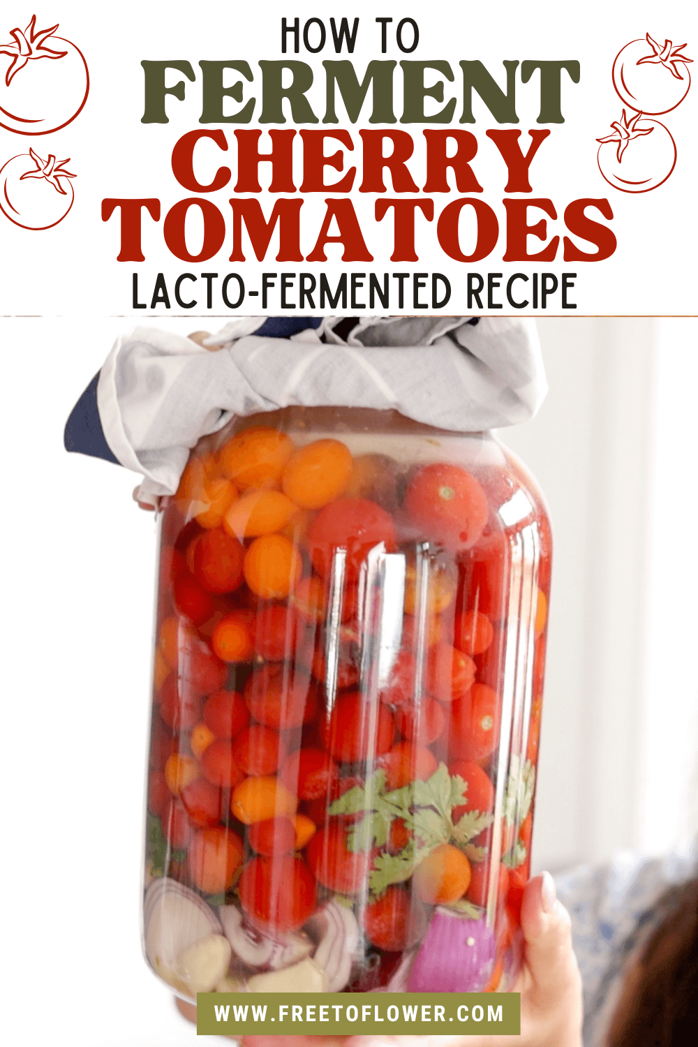 Fermented Tomatoes {How to Lacto-Ferment Cherry Tomatoes}